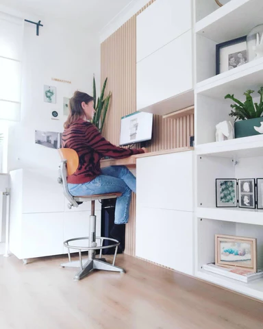 HOE INTEGREER JE EEN BUREAURUIMTE IN DE LIVING | WoolWood